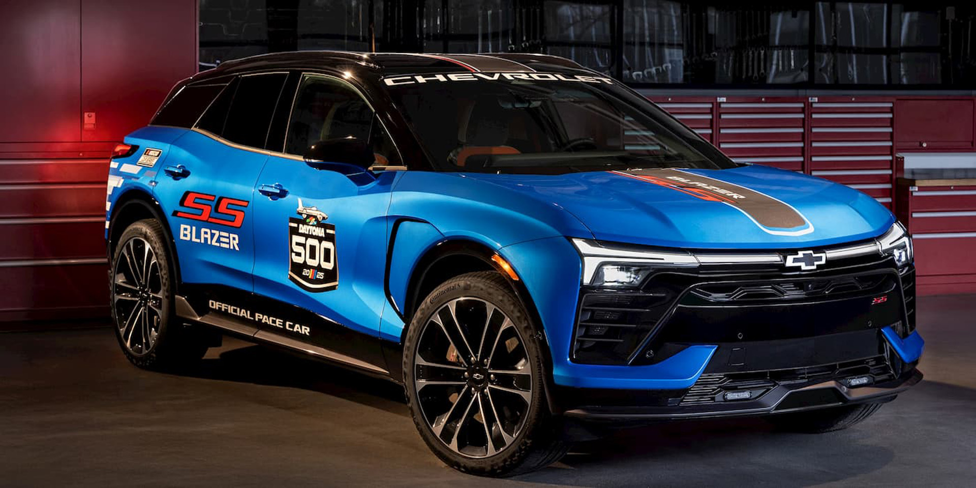 Chevy Blazer EV SS marque la première voiture électrique Daytona 500 ...